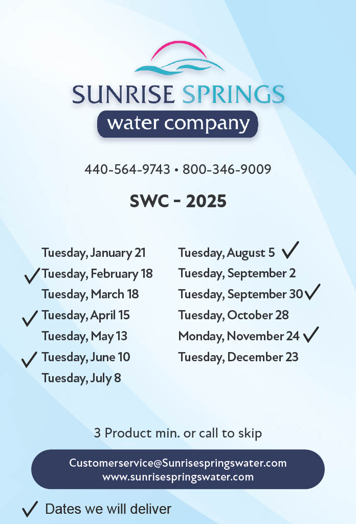 SWC eom feb 2025 | Sunrise Springs Water Company